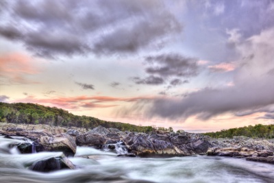 Great Falls Sunset Clouds