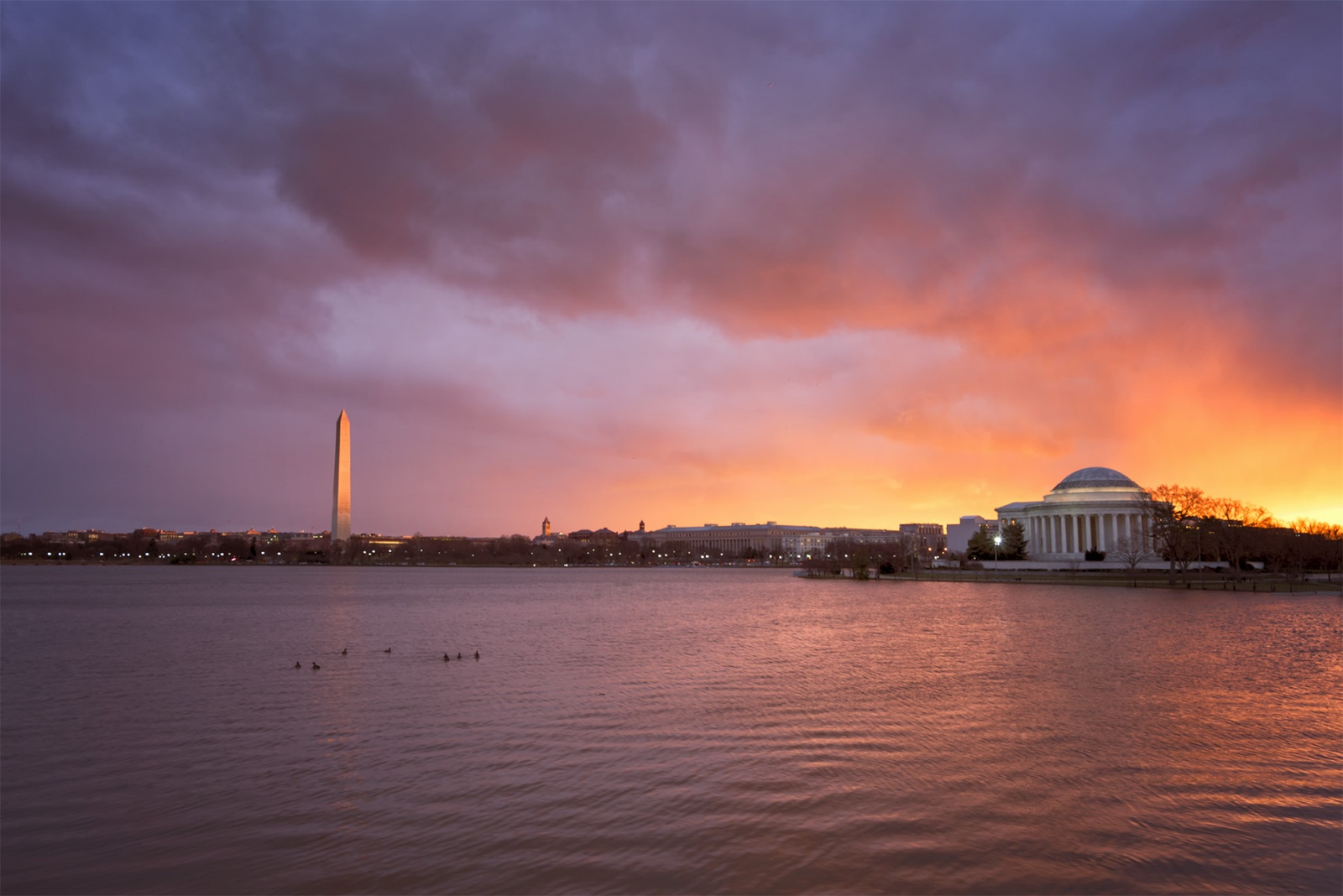 Sunrise at the Tidal Basin