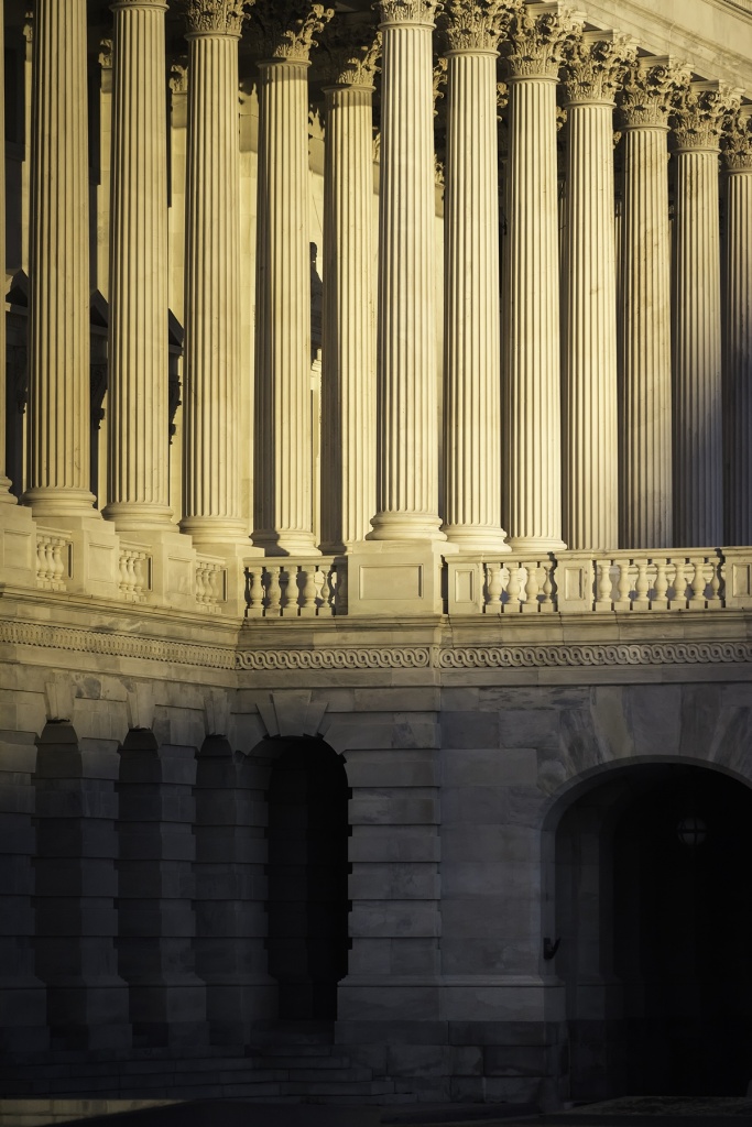 Columns of the US Capitol